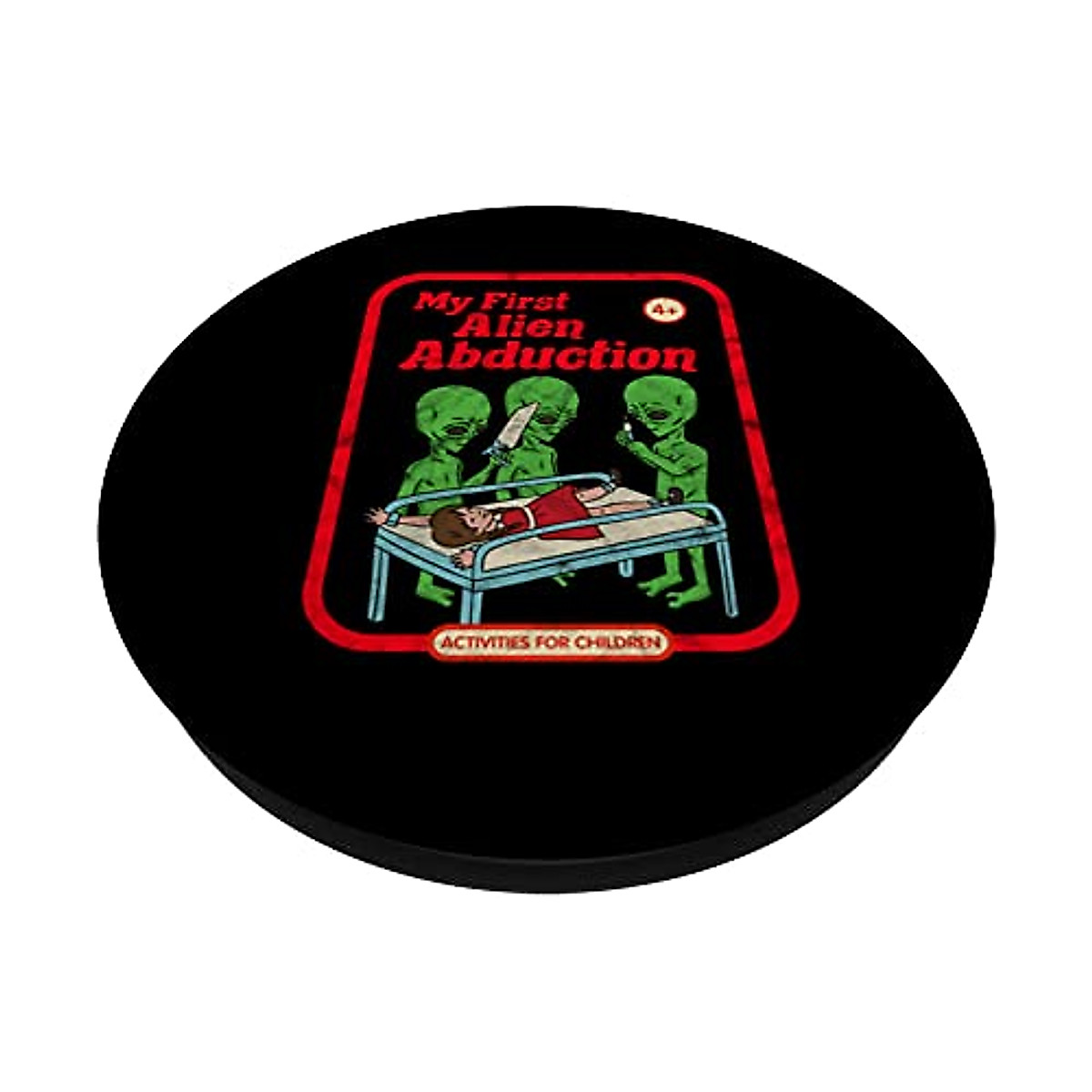 My First Alien Abduction Vintage Childgame Horror Goth Punk PopSockets Swappable PopGrip