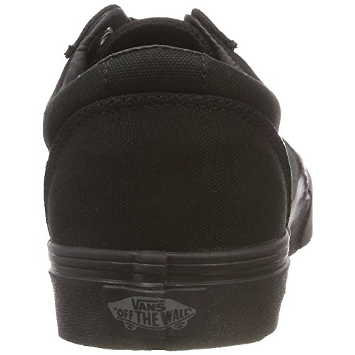 Vans Men's Ward Canvas Sneaker, Black/Black, 15