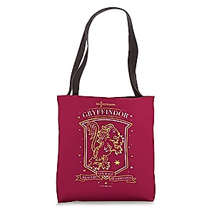 Harry Potter Hand Drawn Gryffindor Shield Tote Bag