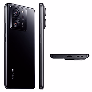 Xiaomi 13T 5G + 4G LTE (256GB+12GB) Global Unlocked Worldwide (Tmobile Mint Tello Global) 50MP Triple Pro Camera 6.67" 144Mhz + (w/Fast 51w Car Charger) (Black)