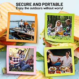 American Cheese Slice Storage Container - Stay Fresh Clear Plastic Cheese Slice Holder that is Dishwasher Safe, BPA Free. Air tight Cheese Container for your Pantry, Counter, Refrigerator