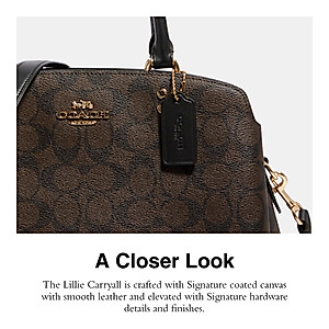 COACH Lillie Carryall, Brown Black