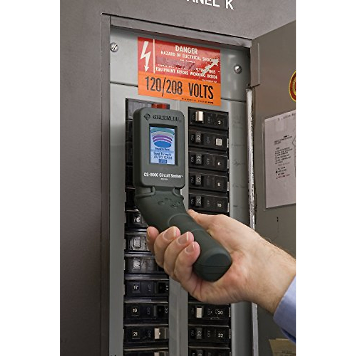 Greenlee CS-8000 Circuit Seeker for Circuit Tracing with Full-Color Graphical LCD Display