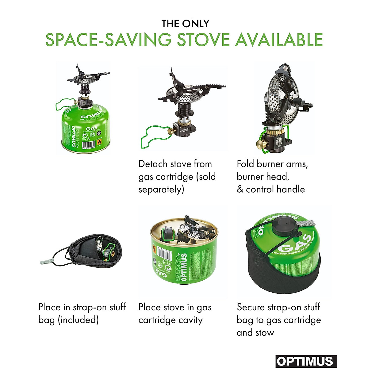 Optimus Crux 8019260 Camping/Hiking Camp Stove