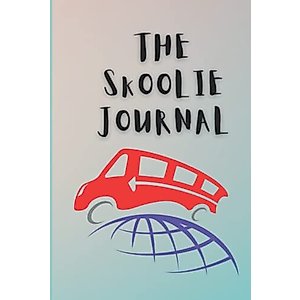 The Skoolie Journal designed for the Road: This well designed Skoolie Travel Journal has trail information areas, Date and details on each journal page, 122 6x9 trails, food, vehicle conditions.