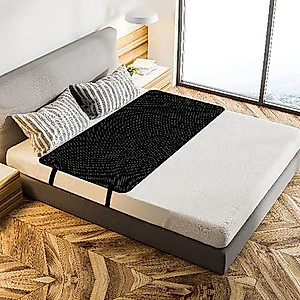 Grounding Mat for Sleeping Grounding Mat for Bed Connected Conductive Grounding Mat for Sleep Energy Pain Relief 27"x75"