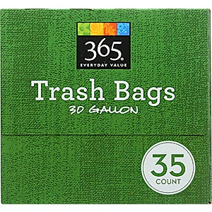 365 by Whole Foods Market, Drawstring Trash Bags (30 Gallon), 35 ct