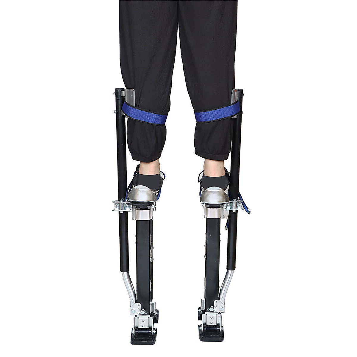 marddpair Drywall Stilts 15-23 inch Grade Adjustable Auminum Tool Stilt for Painting or Cleaning - Black