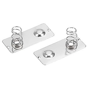 uxcell 50 Pcs AA Battery Positive to Negative Conversion Spring Contact Nickeling Plate 28mmx12mmx0.3mm