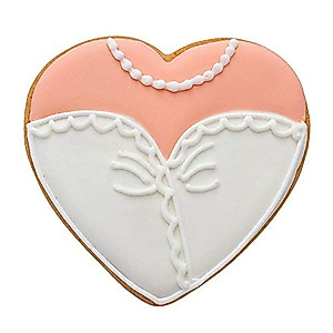 Heart Premium Valentine Cookie Cutter, 4" Made in USA by Ann Clark