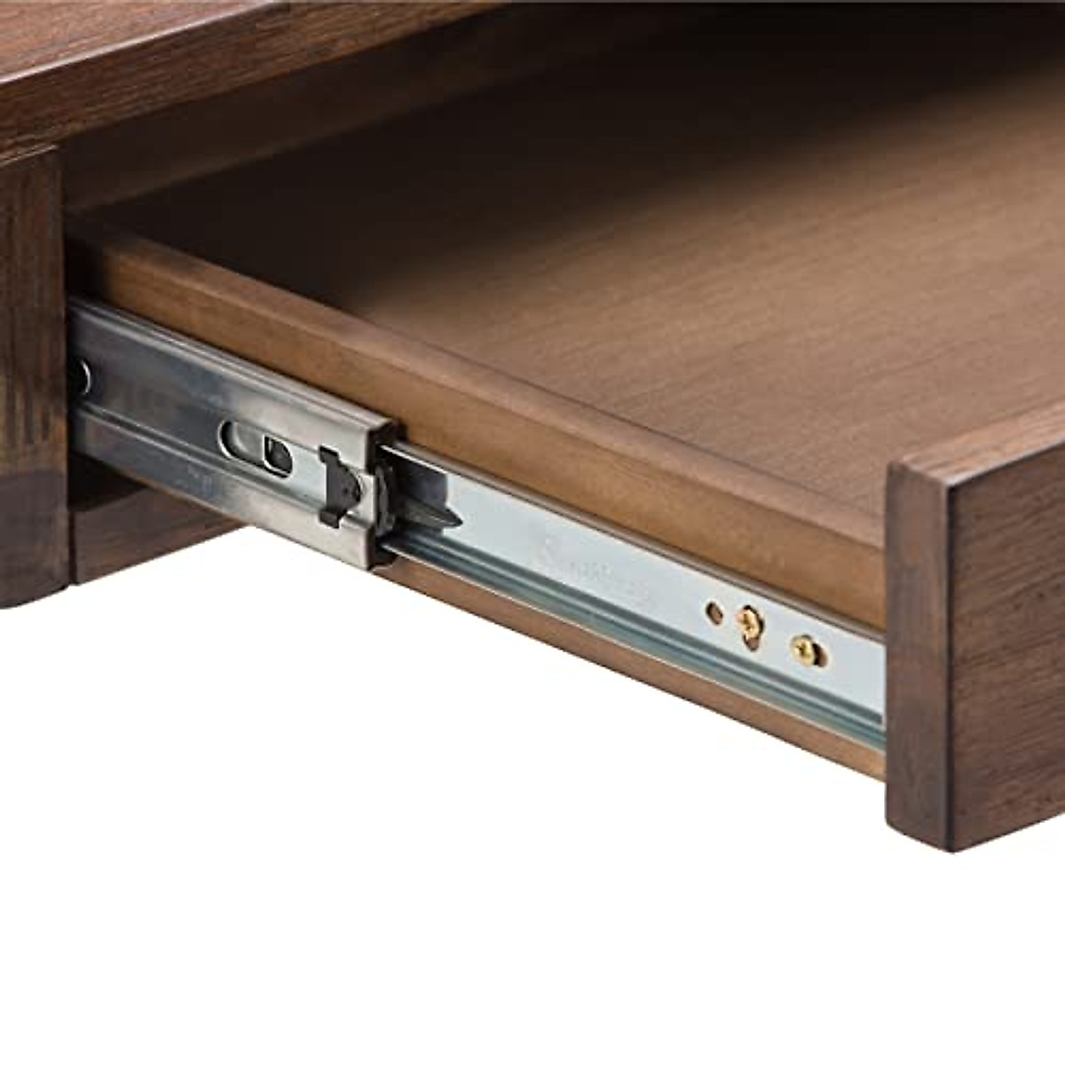 SIMPLIHOME Ralston SOLID ACACIA WOOD Modern Industrial 60 Inch Wide Writing Office Desk in Rustic Natural Aged Brown, For the Office Desk, Writing Table, Workstation and Study Table