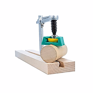 MICROJIG Matchfit DVC-850AP 2-In1, Track And In-Line Dovetail Clamp, Green