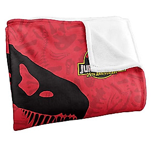 Jurassic Park 25Th Anniversary Officially Licensed Silky Touch Super Soft Throw Blanket 50" x 60"