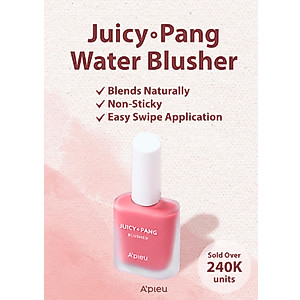 A'PIEU JUICY-PANG WATER BLUSHER (PK01 - I'm Strawberry) Korean Liquid Blush For Cheeks K Beauty Makeup