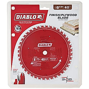 Freud 8-1/4-Inch 40 Tooth ATB Finishing Saw Blade