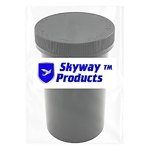 Skyway Viper Smell Proof Stash Jar Container Waterproof Airtight Smellproof Box Odor Sealing Container with Child Resistant Saftey Cap (20 oz) - Black