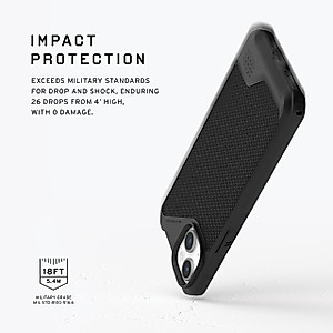 URBAN ARMOR GEAR UAG Case Compatible with iPhone 15 Case 6.1" Metropolis LT Kevlar Black Built-in Magnet Compatible with MagSafe Charging Rugged Military Grade Dropproof Protective Cover