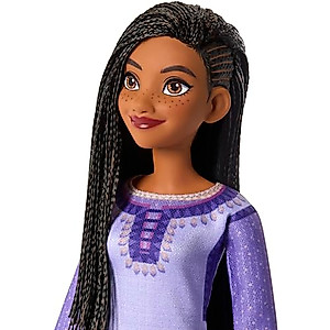 Mattel Disney Wish Toys, Best Friends Tea Time Playset with Asha & Dahlia of Rosas Dolls, 2 Figures, 1 Table & 10 Accessories, Inspired by the Movie