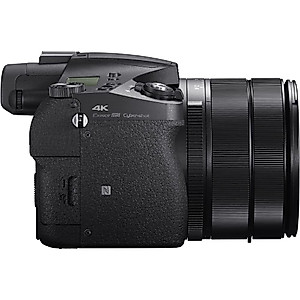 Sony Cyber-Shot DSC-RX10 IV Digital Camera (DSCRX10M4/B) + 64GB Card + Card Reader + Case + Flexible Tripod + Hand Strap + Memory Card Wallet + Cap Keeper + Cleaning Kit (Renewed)