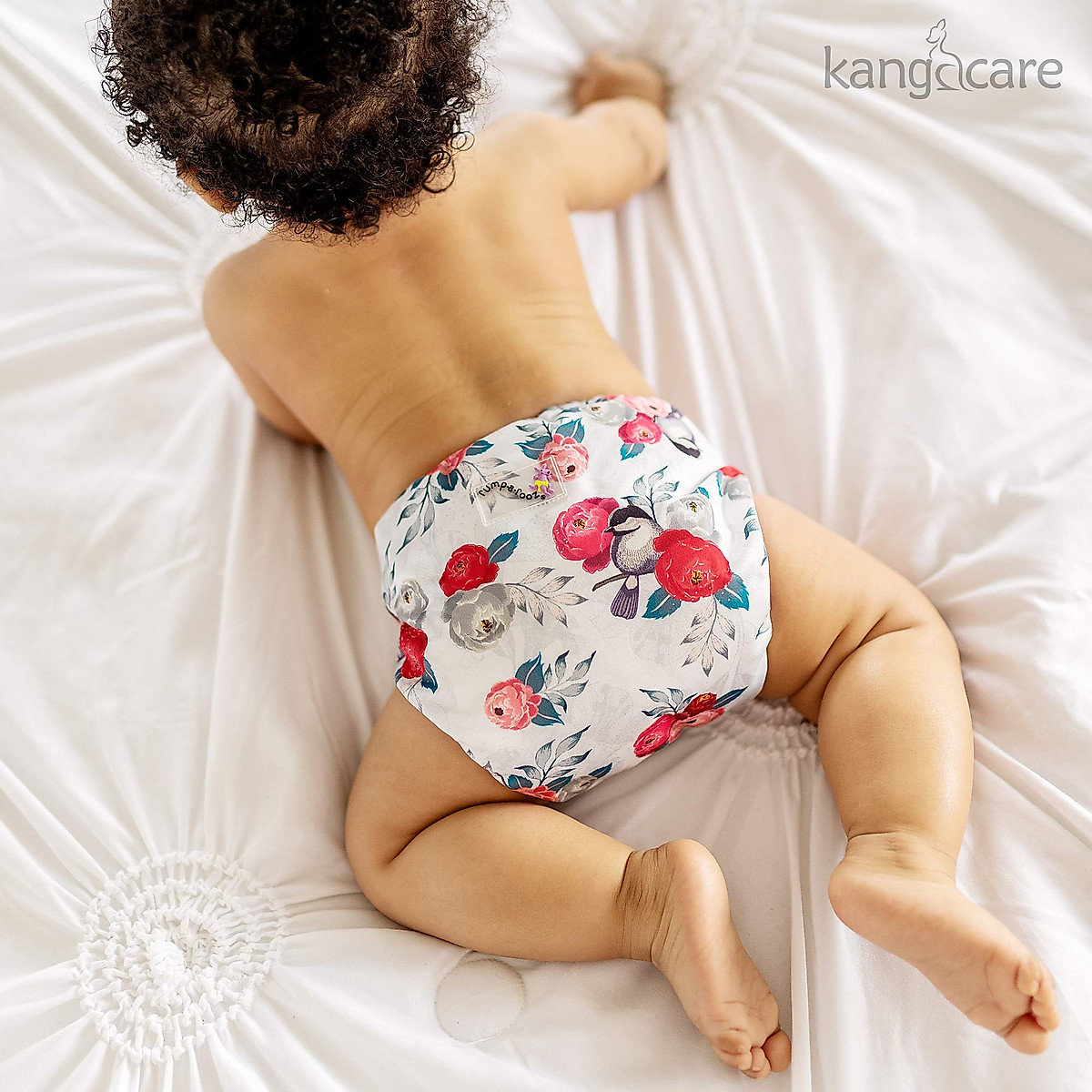 Kanga Care Rumparooz Double Leg Gusset Reusable Cloth Diaper Cover Newborn Snap | Lily 4-15 lbs