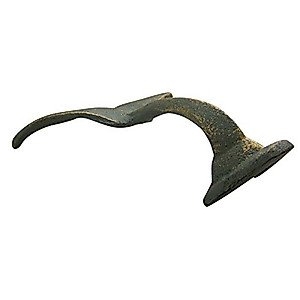 Whale Tail Cast Iron Wall Hook 4 3/4 Inch (Set of 3)