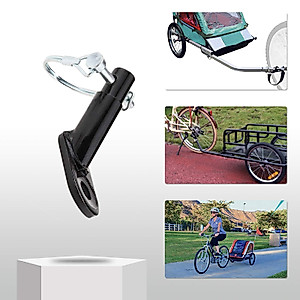 VideoPUP Bike Trailer Coupler,Bicycle Trailer Tow Attachment Cargo Hitch Coupler Mount Adapter for Child/Pet/Cargo (2 Packs)