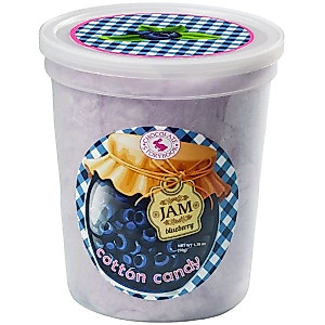 Berry Burst Cotton Candy Gift Set of 3 Blue Raspberry, Blueberry Jam, Wild Strawberry - Unique ideas for Holidays, Birthdays, Gag Gifts, Party Favors