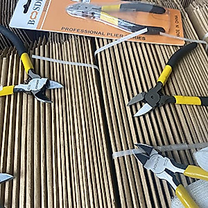 Wire Cutters, BOOSDEN 5 inch Flush Cutter, Dikes Wire Cutter for Crafting Electrical Jewelry Making, Precision Wire Cutter, Small Wire Cutter, Ultra Sharp Wire Clippers, Wire Snips