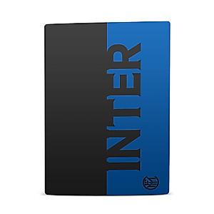 Head Case Designs Officially Licensed Inter Milan Blue and Black Full Logo Vinyl Faceplate Sticker Gaming Skin Decal Cover Compatible With Sony PlayStation 5 PS5 Digital Edition Console