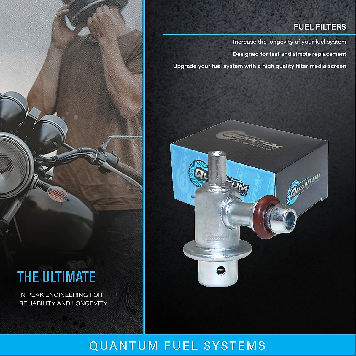 QFS OEM Fuel Pressure Regulator Replacement for Suzuki GSX-R1000 R600 R750 1300R 1400 Burgman C50 M50 650 Intruder Volusia Marauder 800 SV1000 650 VZ800, 1996-2019, OEM 15100-24FA0 15610-10G00