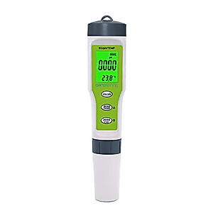 AEROSPRING 3-in-1 Waterproof Multifunction Digital Meter, Measures Electrical Conductivity (EC), pH and Temperature Functions Specially Designed for Hydroponic Systems
