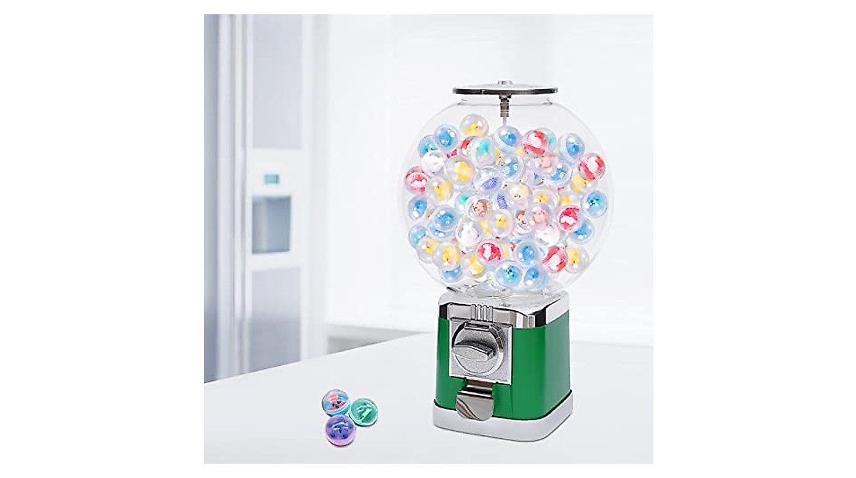 Big Bubble Gumball Dispenser - Classic Green Machine