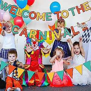 Welcome To The Carnival Banner, Carnival Decorations, Carnival Banner, Carnival Theme Party Decorations, Carnival Games Decor, Circus Theme Party Decorations