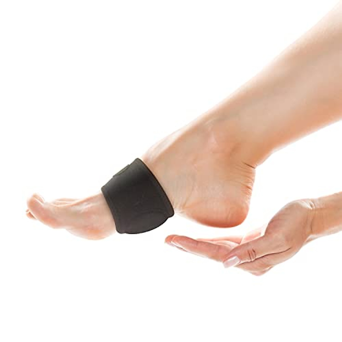 Copper Compression Adjustable Padded Arch Support - 2 Plantar Fasciitis Braces/Sleeves. Foot Care, Heel Spurs, Feet Pain Relief, Flat & Fallen Arches, High Arch, Flat Feet (1 Pair - One Size Fits All)