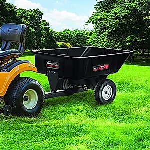 Ohio Steel 3040P-SD Poly Swivel Dump Cart, 10 cu.ft., 600 lb Load Capacity