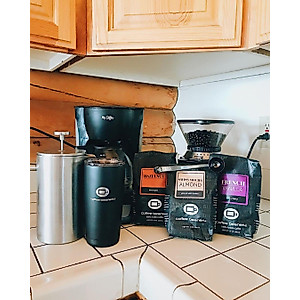 Vanilla Bean Decaf Coffee by Coffee Beanery | 12oz Flavored Decaf Coffee Ground Medium Roast Coffee | 100% Specialty Arabica Coffee Ground | Gourmet Coffee | Flavored Very Fine Ground Coffee Medium Roast