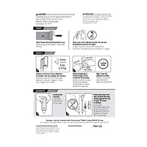 Command 17043 Universal Picture Hanger, Large, White, 3 Count