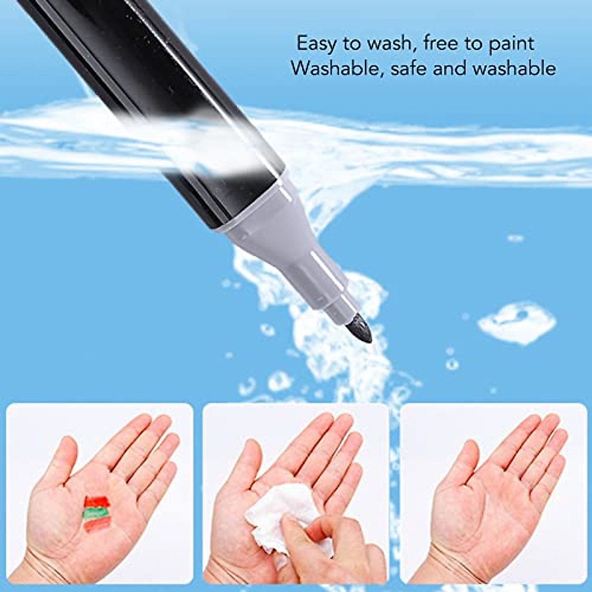 GLOGLOW Marker Crayon Kit Arts and Crafts Supplies Coloring Art Kit Gift Case Markers Crayon Colour Pencils, 53pcs Art Set for Budding Artists Kids Teens Boys Girls CrayonsDrawing &amp;