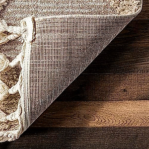 nuLOOM Marissa Trellis 5x8 Area Rug for Living Room Bedroom Dining Room Kitchen, Beige/Ivory