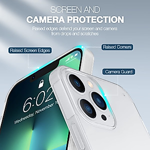 ORIbox for iPhone 12 Case for iPhone 12 Pro Case Clear,with 4 Corners Shockproof Protection,iPhone 12/12 Pro Clear Case for Women Men Girls Boys Kids,Case for iPhone 12/12 Pro Phone Clear