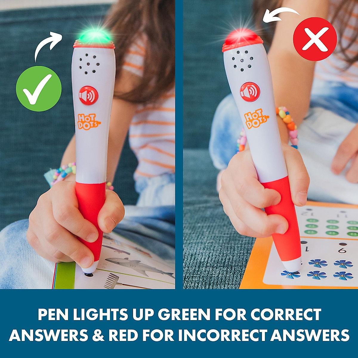 Educational Insights Hot Dots Kindergarten Workbook, Classroom Essentials, Ages 5+