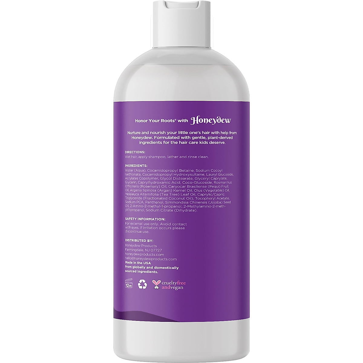 Deep Cleansing Shampoo for Kids - Paraben & Sulfate Free Kids Shampoo for Oily Hair and Scalp with Tea Tree and Rosemary Essential Oils - Gentle Nourishing Shampoo for Build Up Flakes and Dry Scalp