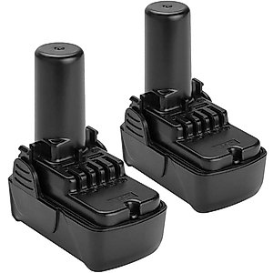 2Pack 3.5Ah Battery for Hitachi 10.8V-12V Li-ion BCL1015 Battery BCL1015 BCL1015S 331065 329369 329370 329371 329389