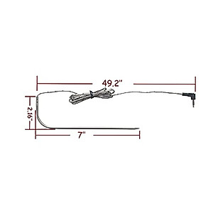 Unifit Meat Probe Replacement Parts for Pit Boss and Traeger Pellet Smokers Grills, Waterproof Temperature Probe Kits (2 PC with Stainless Steel Holder)