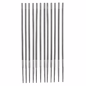 Hipa (Pack of 12 3/16-Inch (4.8 mm) Professional Round Chainsaw Chain Sharpening Files for Chainsaw with .325 Pitch Chains, Replace for Oregon 70503