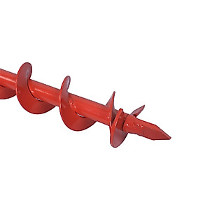 THUNDERBAY 3 Inch Diameter 36 Inch Long Earth Auger Bit with Fishtail Point, for Decks, Mailboxes, Fences, Tree Planting