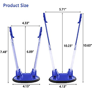 Bag Holder,bags Sandwich Bag Holder Food Storage Bag Clip Ideal Plastic Gadgets for Food Prep Bags/Plastic Freezer Bags/Zipper Bag Holders, Meal Planning/Prep Bag Holders (6 Count)