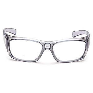 PYRAMEX SG7910D15 Pyramex Emerge Clear Safety Reader Glasses, Scratch-Resistant,Gray Frame