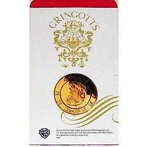 HARRY POTTER Gringotts Unum Galleon Golden Coin