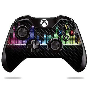MightySkins Carbon Fiber Skin for Microsoft Xbox One or One S Controller - Keep the Beat | Protective, Durable Textured Carbon Fiber Finish | Easy to Apply, Remove, and Change Styles | Made In The USA